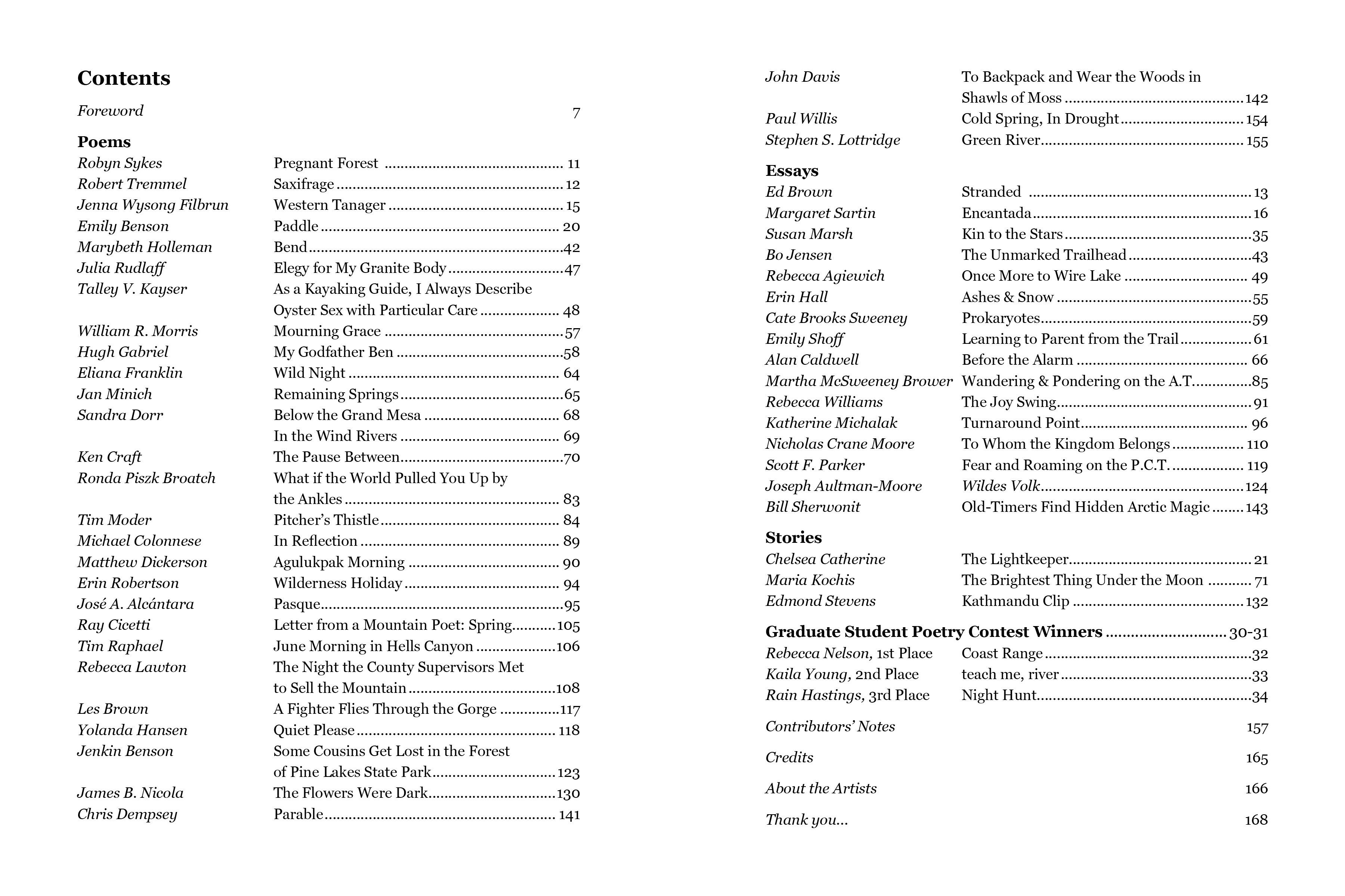 Deep Wild Journal – Writing from the Backcountry